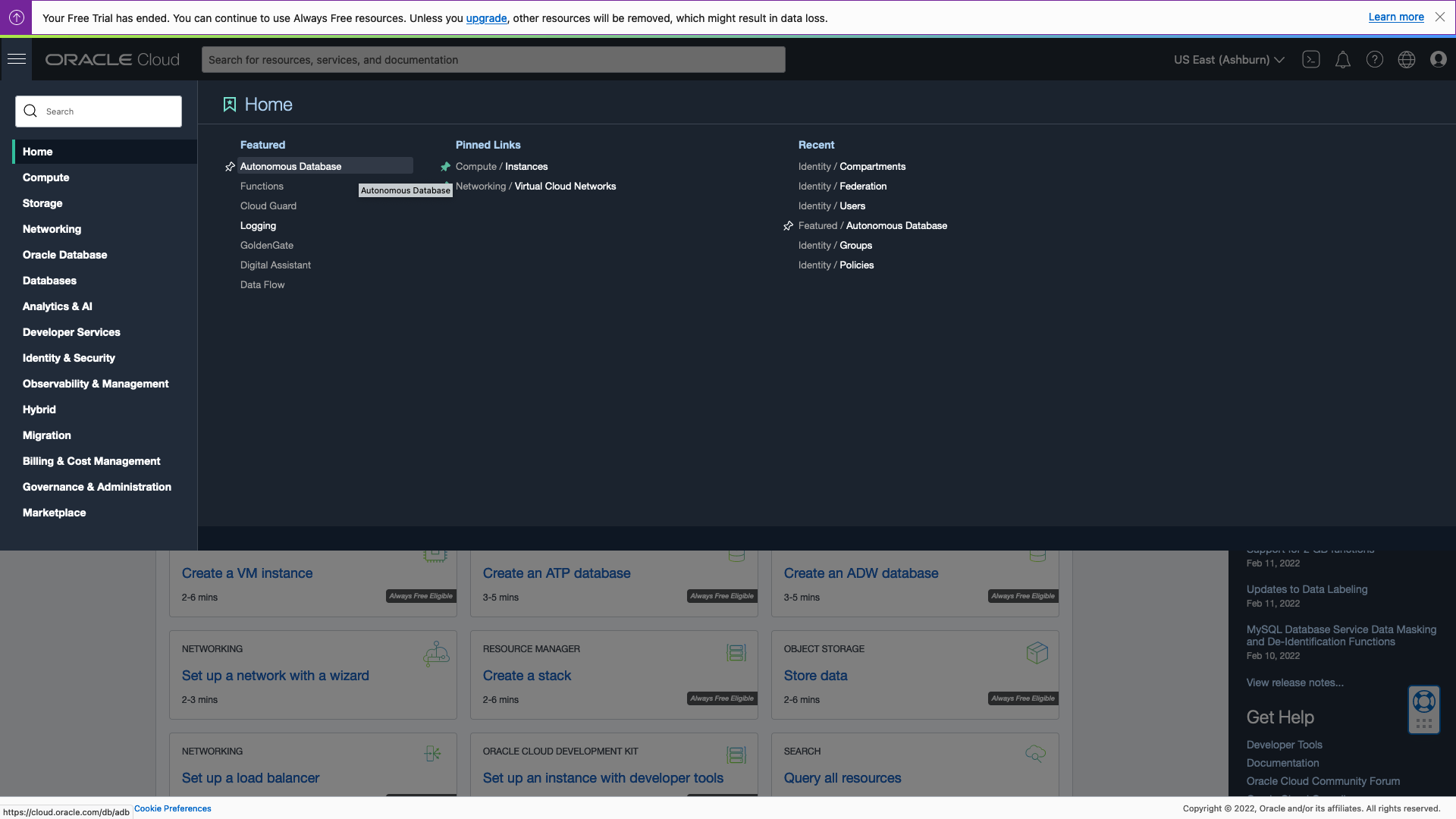Create A User In Oracle Autonomous Database For Dummies Follow The Coffee