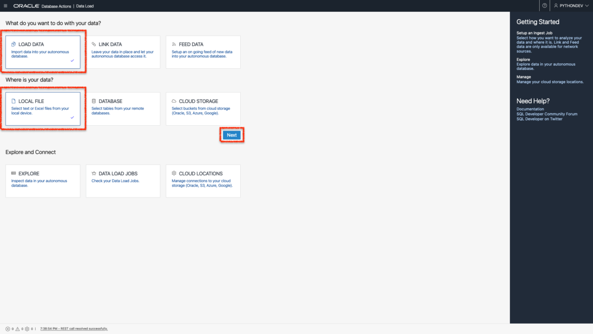 GET requests with Python, ORDS, and the Oracle Autonomous Database ...