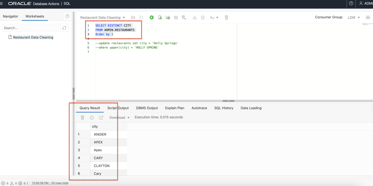 Updating Varchar2 Fields In Oracle Database Actions Follow The Coffee