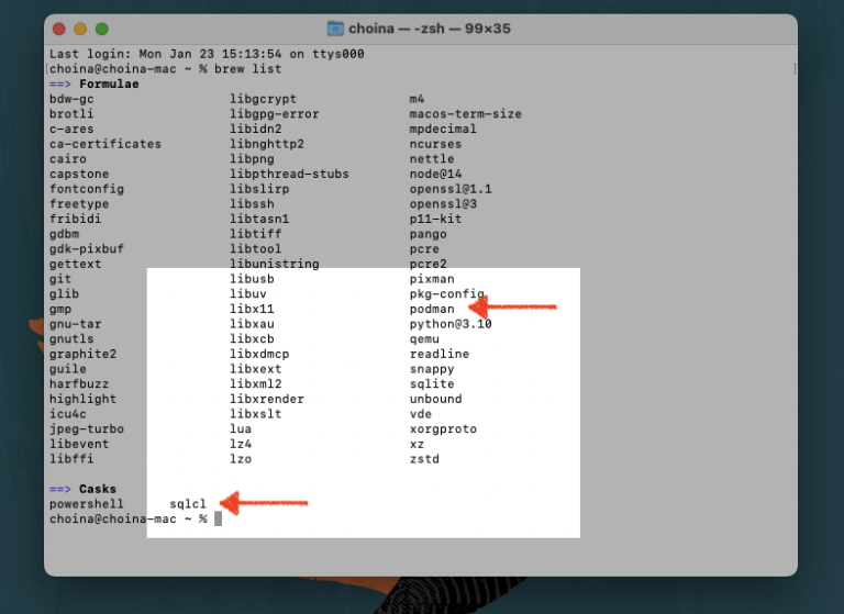 Podman Oracle Container Registry And Sqlcl Follow The Coffee