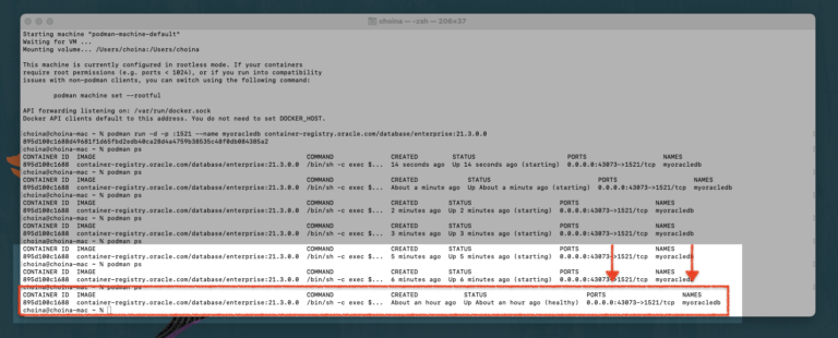Podman Oracle Container Registry And Sqlcl Follow The Coffee