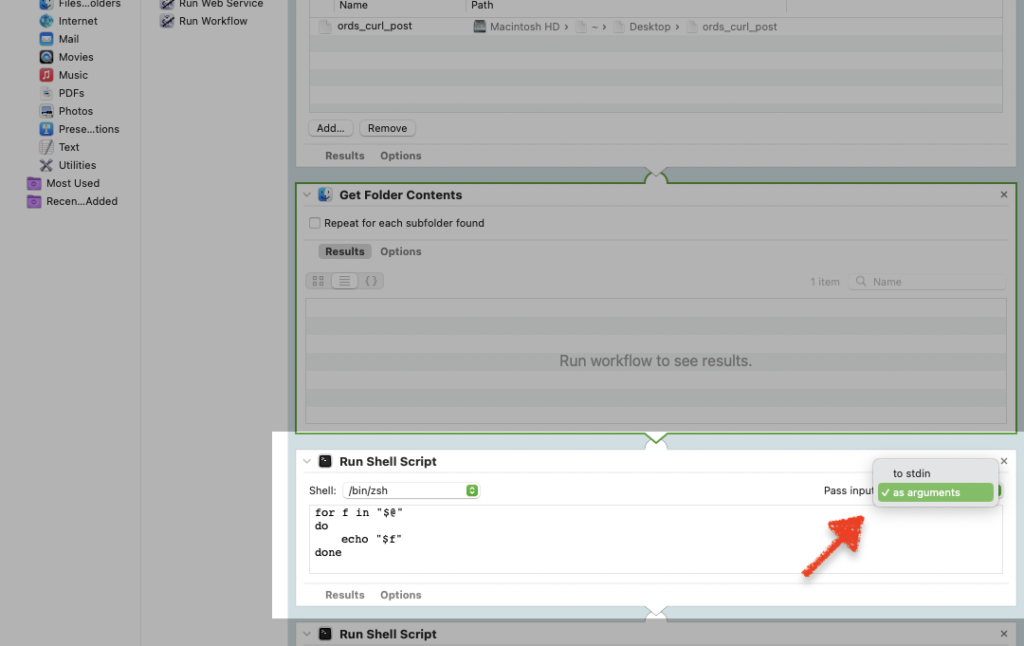 Oracle Database REST APIs and Apple Automator Folder Actions – Follow the Coffee