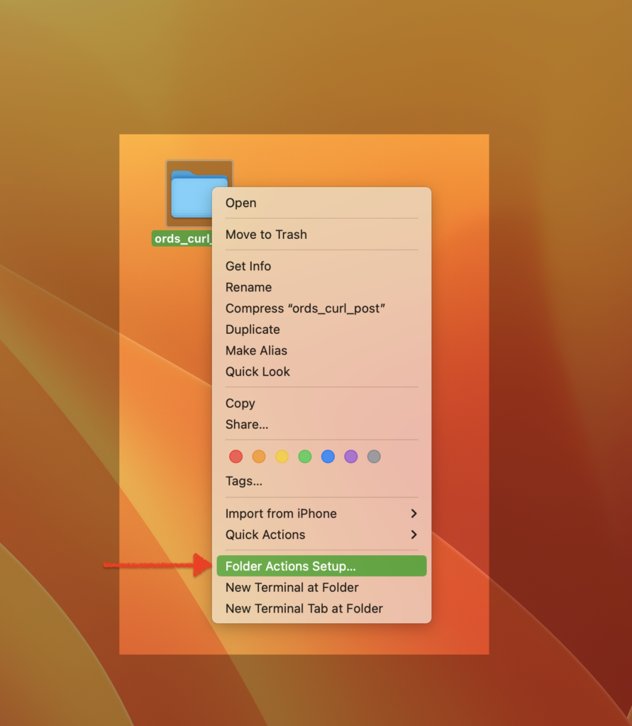 Oracle Database REST APIs and Apple Automator Folder Actions – Follow the Coffee