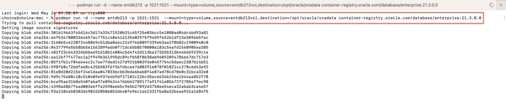 User Guide Oracle Database In A Podman Container Install Ords Locally And Access A Sql