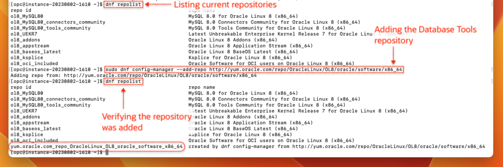 ORDS, SQLcl, APEX via YUM and DNF – Follow the Coffee