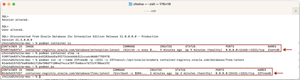 Podman Container Is Unhealthy With Oracle Database Images Follow The Coffee