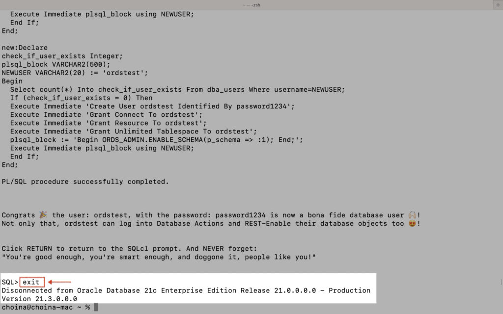 Tinkering A Sql Script For The Ordsadminenableschema Procedure Follow The Coffee 7007