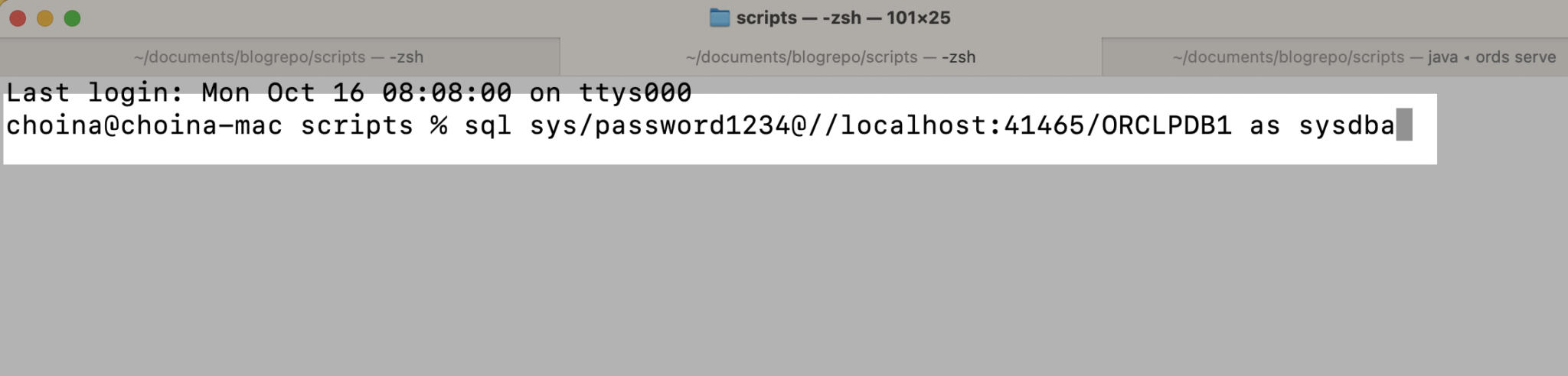 Tinkering A Sql Script For The Ordsadminenableschema Procedure
