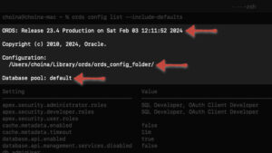 The one ORDS command you NEED to know! – Follow the Coffee