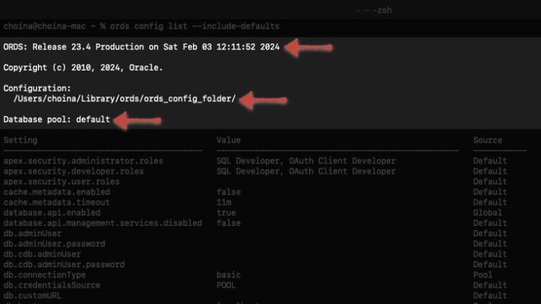 The one ORDS command you NEED to know! – Follow the Coffee