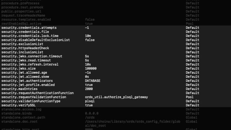 The one ORDS command you NEED to know! – Follow the Coffee