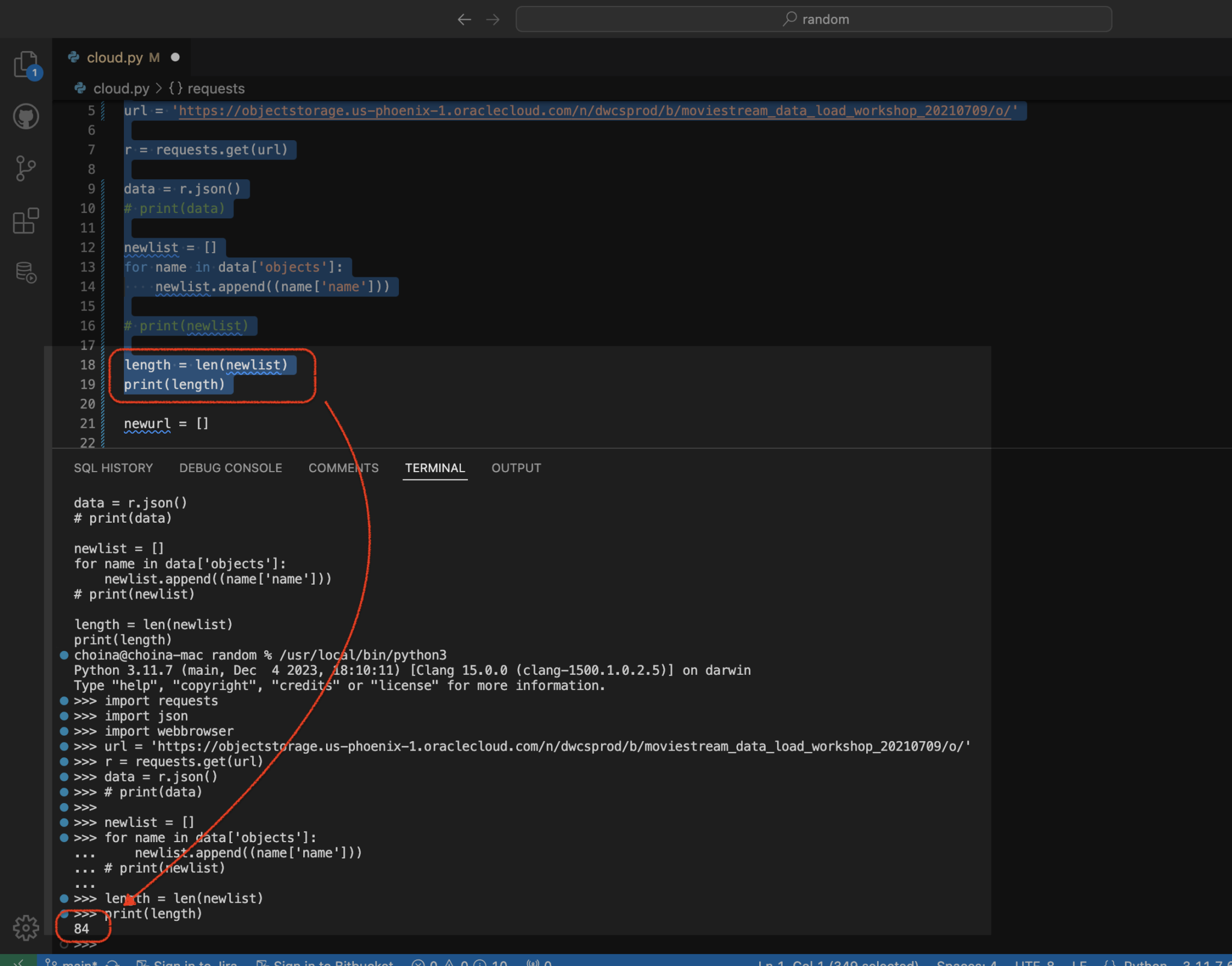 Python script to retrieve objects from Oracle Cloud Bucket – Follow the Coffee