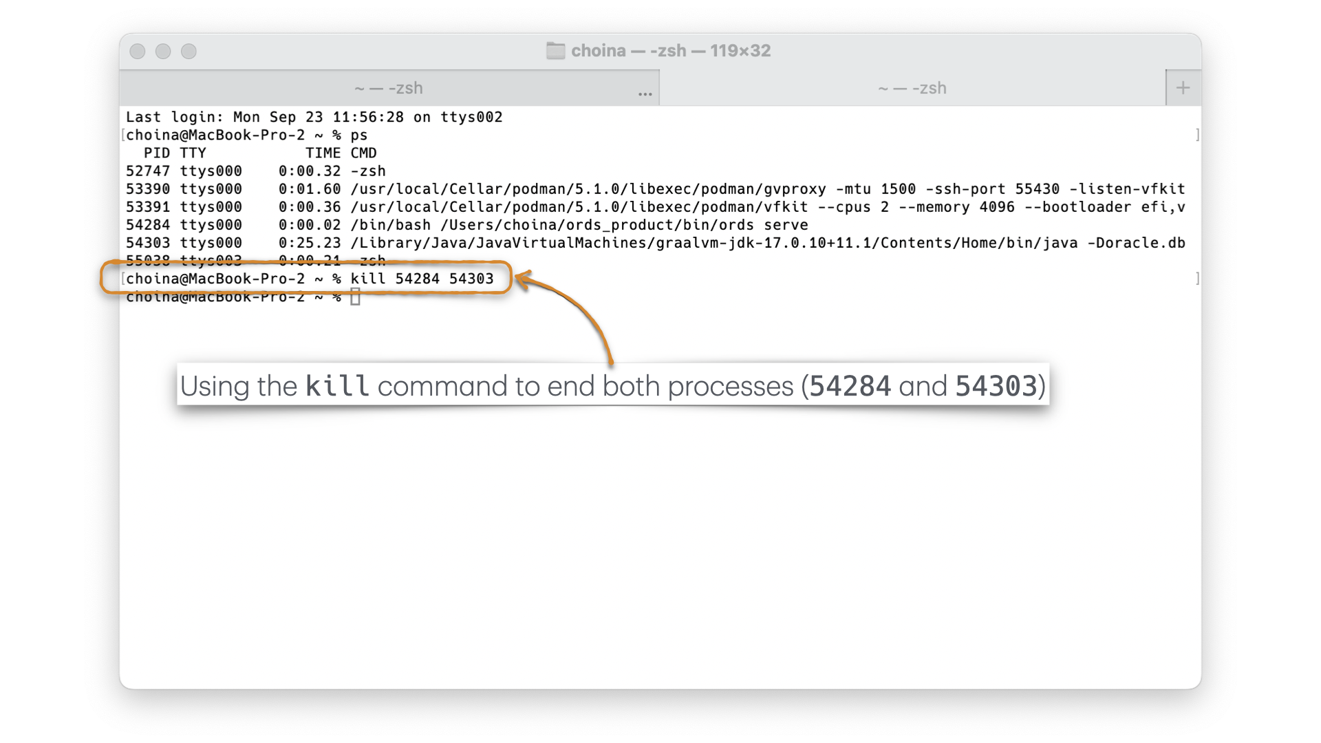 How to kill an ORDS process – Follow the Coffee