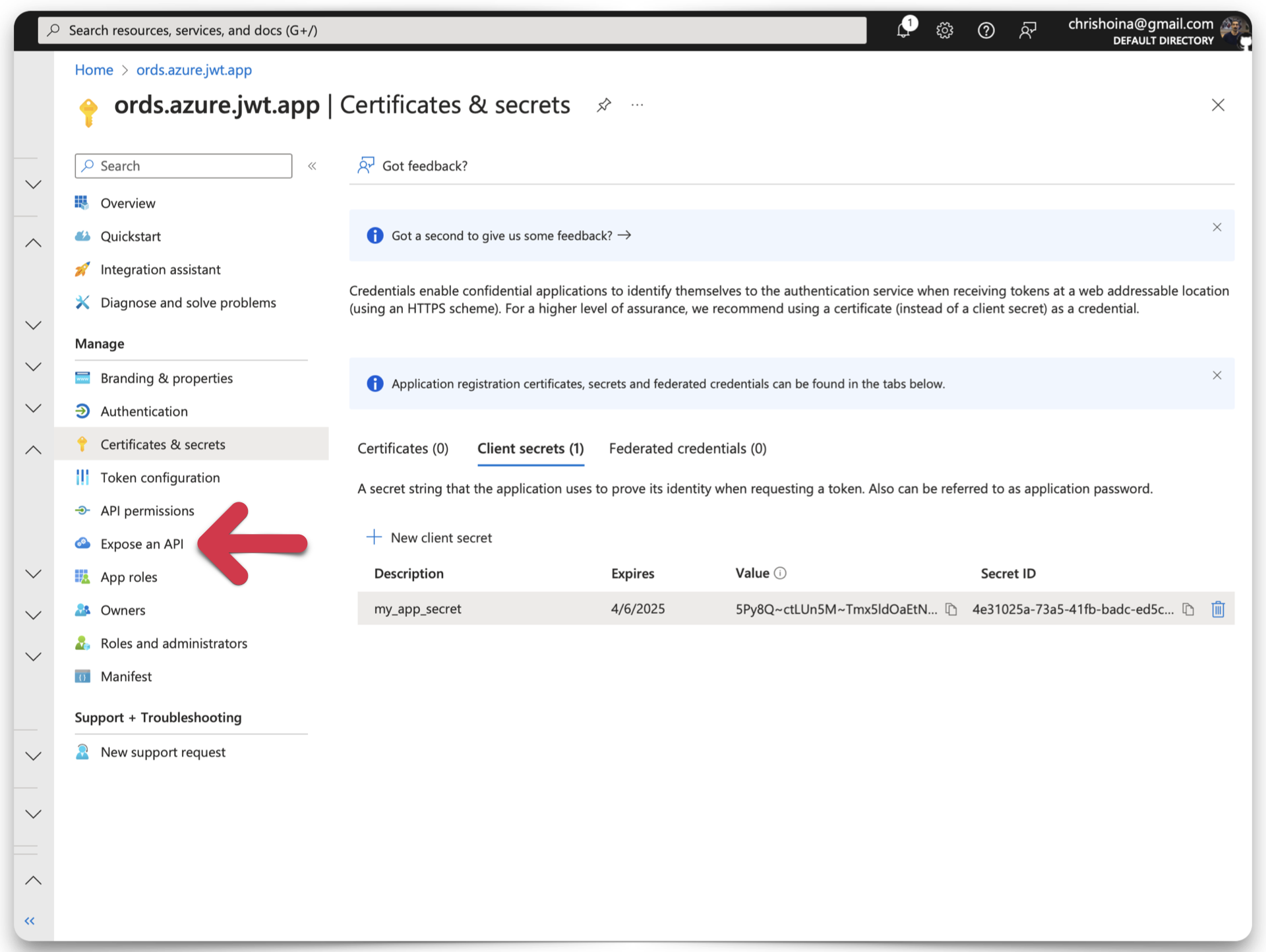 Microsoft Entra OAuth2.0 JWTs and ORDS secure APIs Tutorial ...
