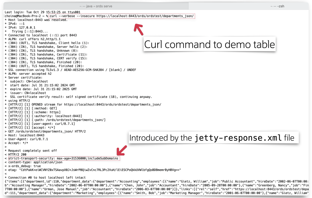 ORDS Standalone: specifying a response header with jetty.xml – Follow the Coffee