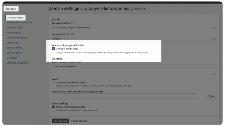 Configuring Oci Iam Domain Jwts To Use With Ords Oauth20 Protected Apis Follow The Coffee